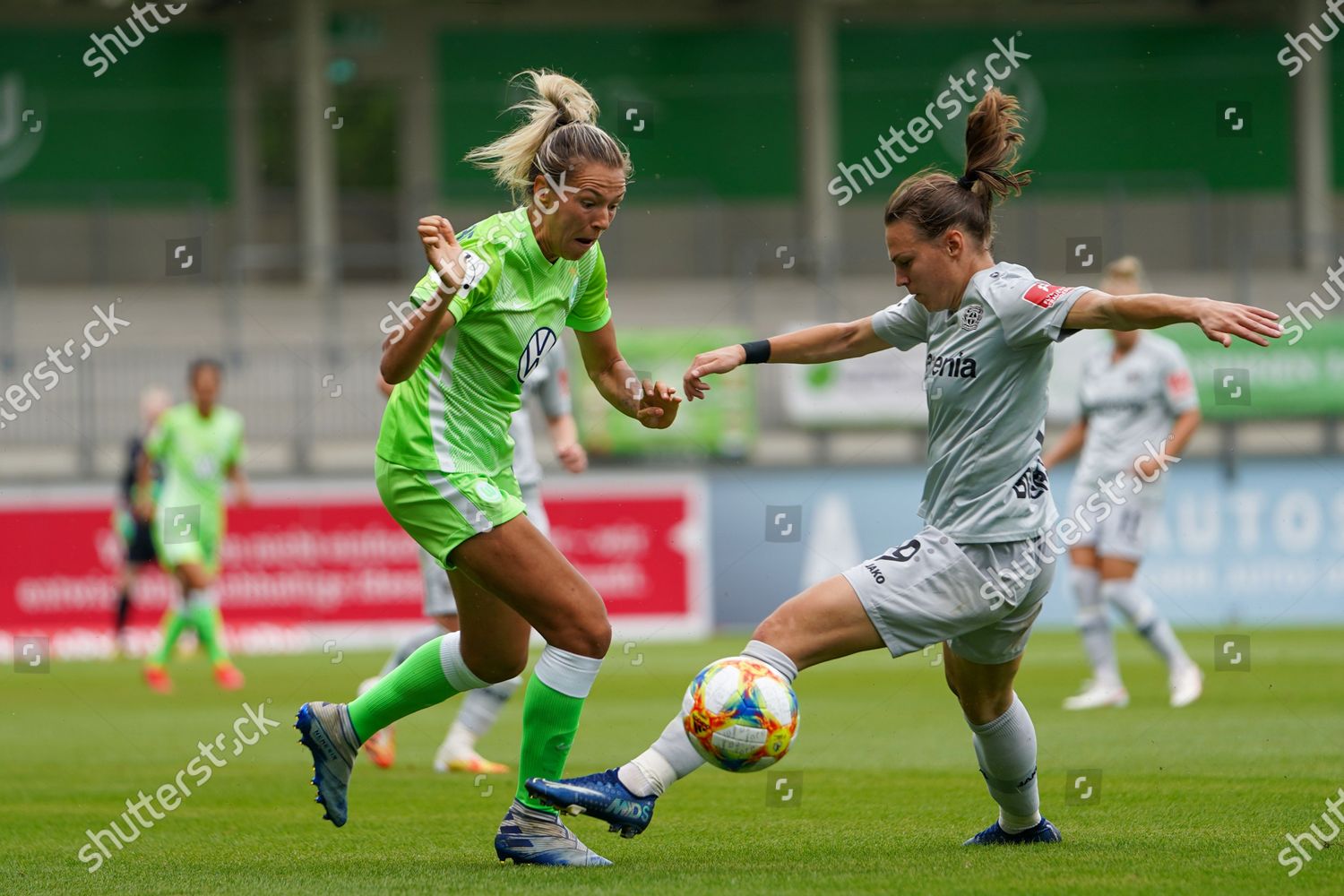 Merle Barth Bayer 04 Leverkusen Fouls Editorial Stock Photo - Stock ...