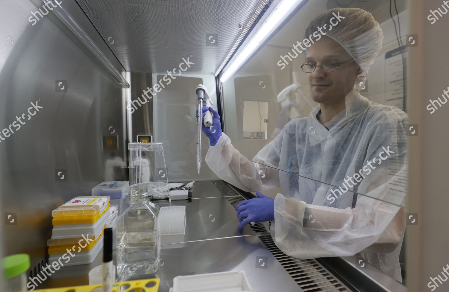 Employee Diagnostics Provider Centogene Works Inside Editorial Stock ...