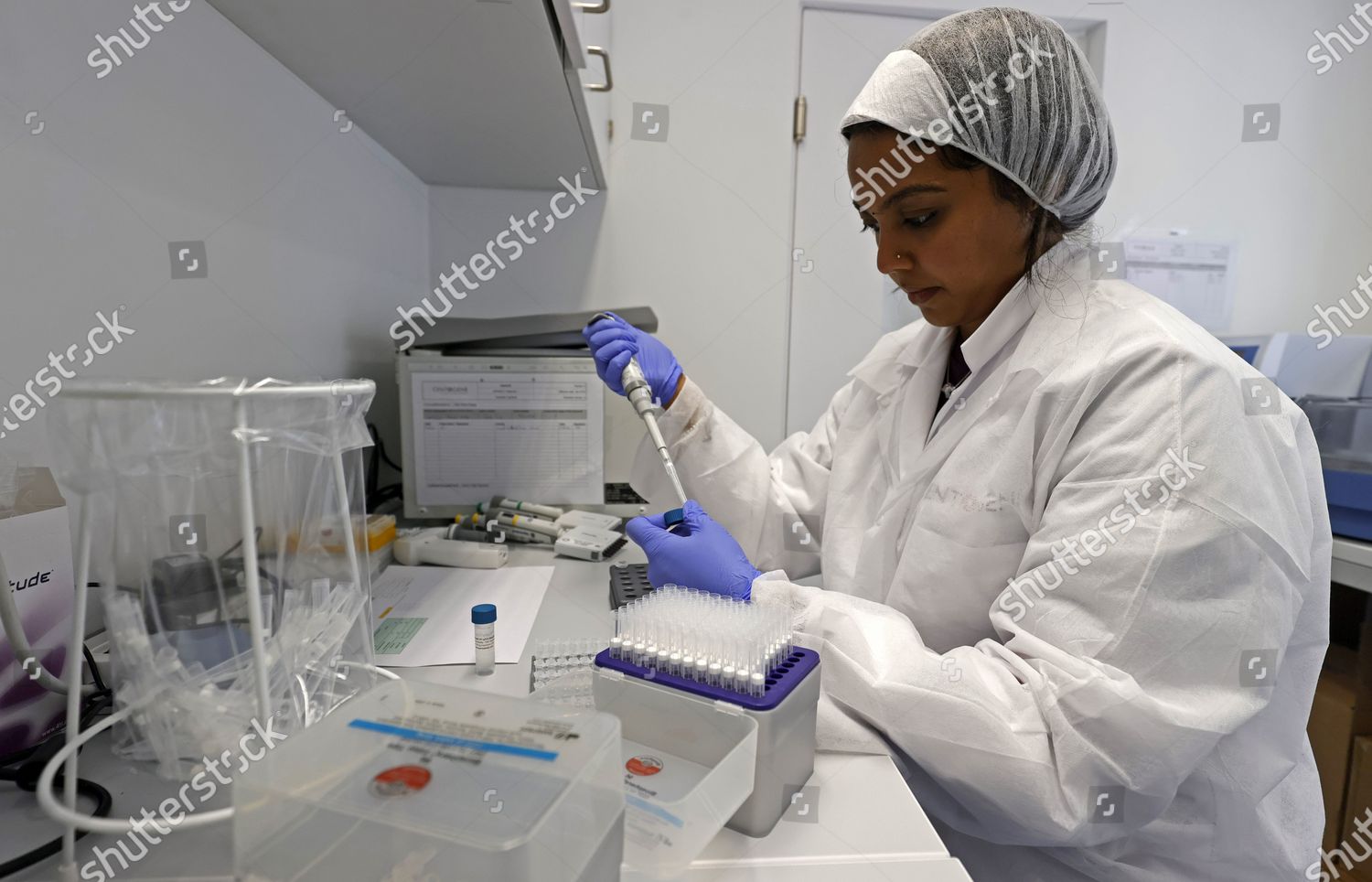 Employee Diagnostics Provider Centogene Works Inside Editorial Stock ...