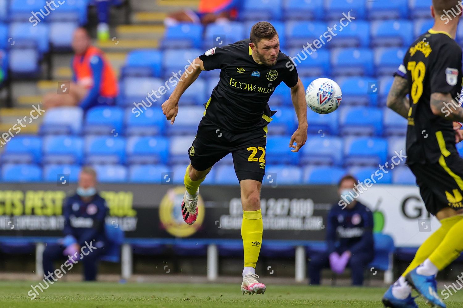 Brentford Defender Henrik Dalsgaard 22 Heads Editorial Stock Photo ...