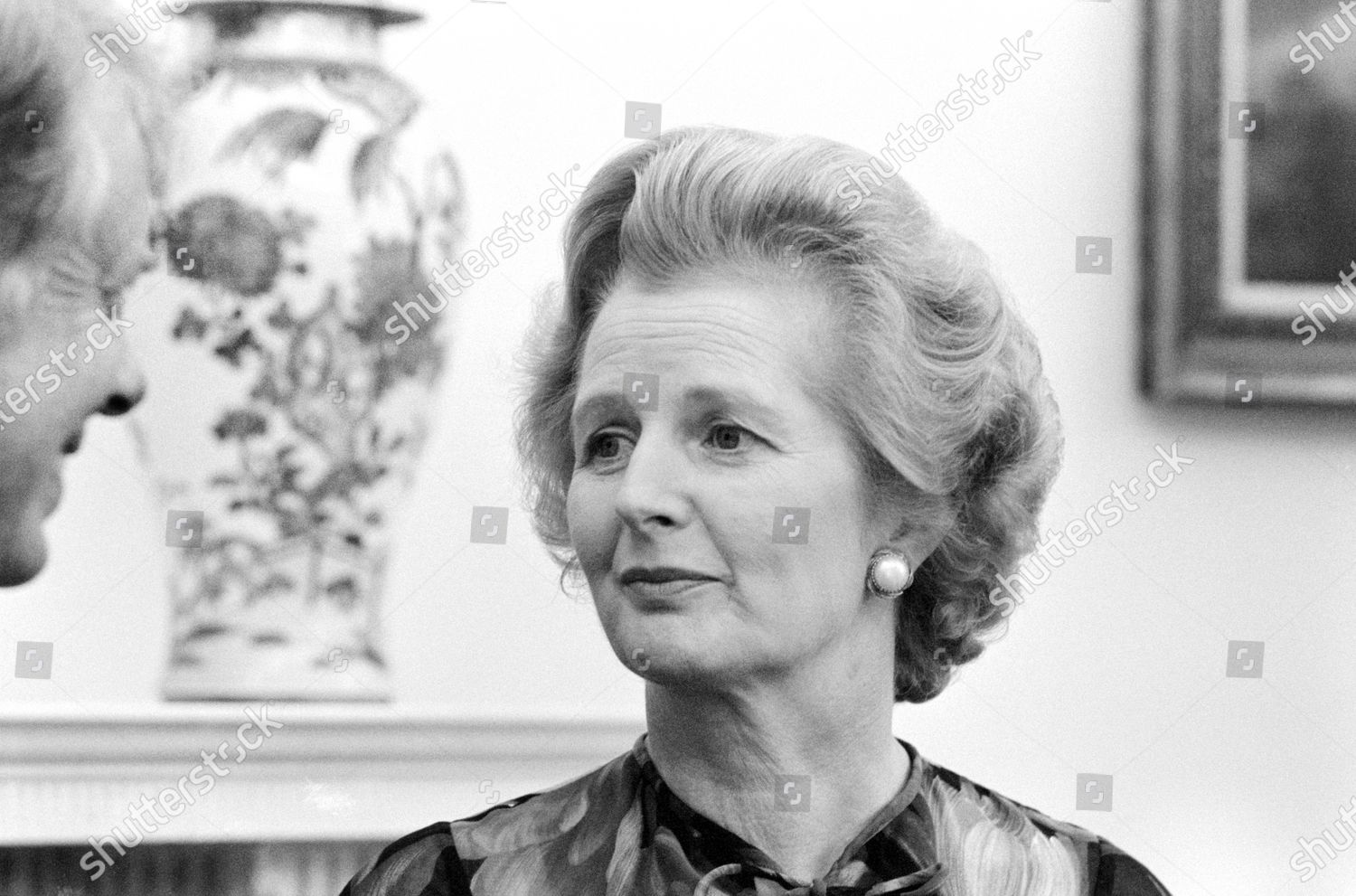 British Prime Minister Margaret Thatcher Us Editorial Stock Photo ...