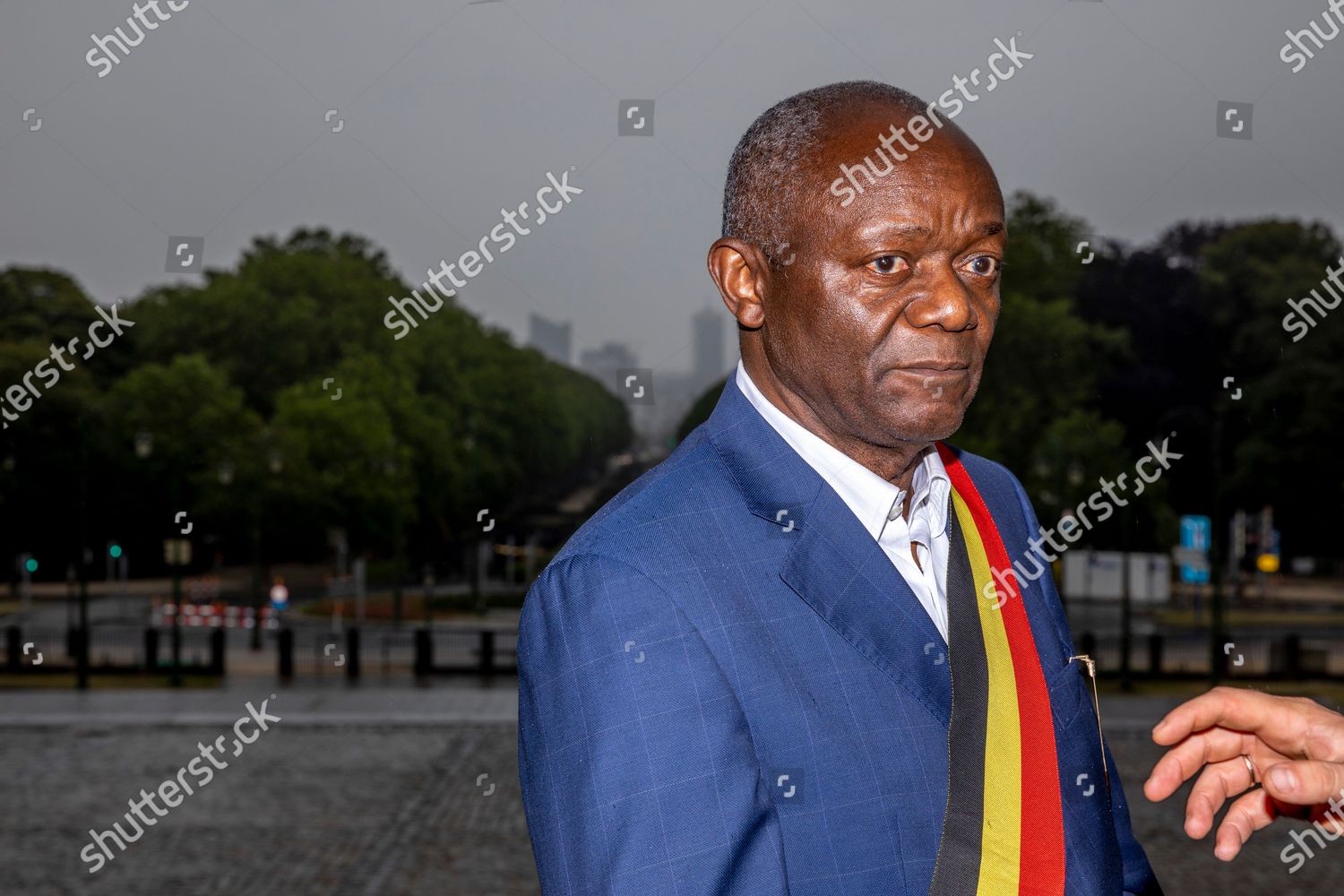Ganshoren Mayor Pierre Kompany Pictured During Editorial Stock Photo ...