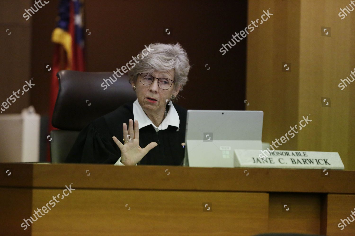 Judge Jane C Barwick Speaks During Editorial Stock Photo - Stock Image ...