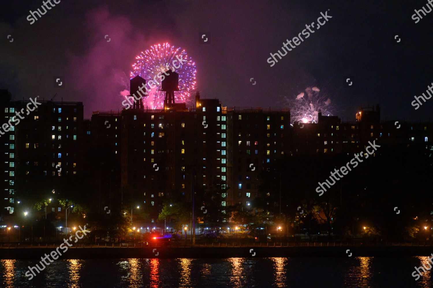Second Night Macys Fireworks Display Over Editorial Stock Photo - Stock ...