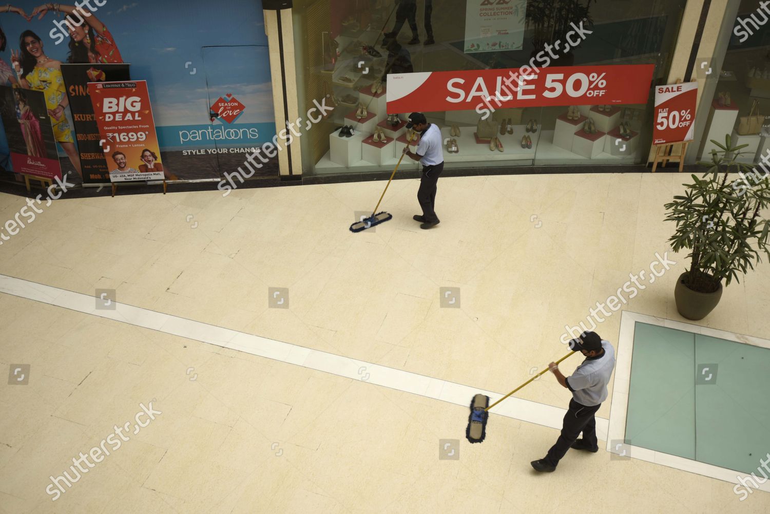 Housekeeping Staff Work Metropolis Mall Which Editorial Stock Photo ...