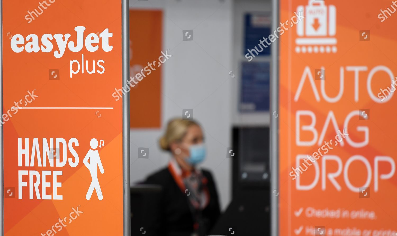 Easyjet Checkin Stansted Airport London Britain Editorial Stock Photo ...
