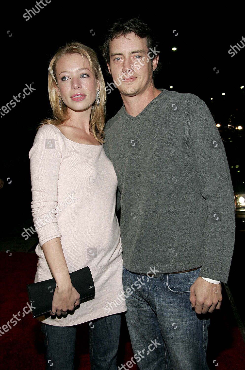 Jason London Wife Charlie Spradling Attend Editorial Stock Photo ...