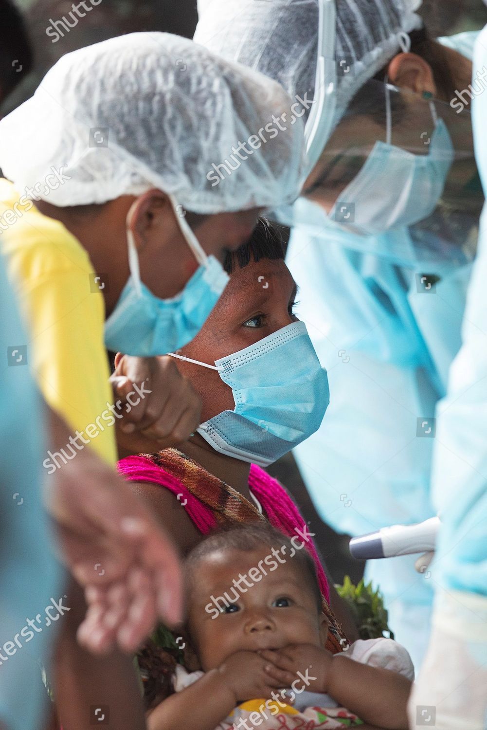 Children Yanomami People Checked Military Health Editorial Stock Photo ...