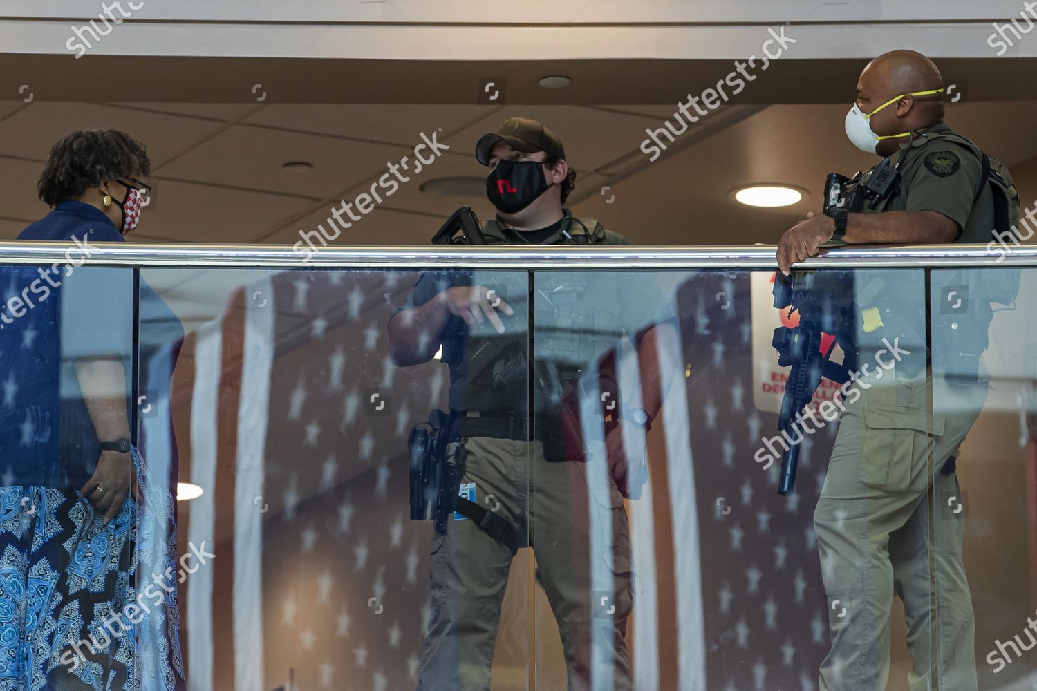 Atlanta Police Department Officers Patrol Main Editorial Stock Photo ...