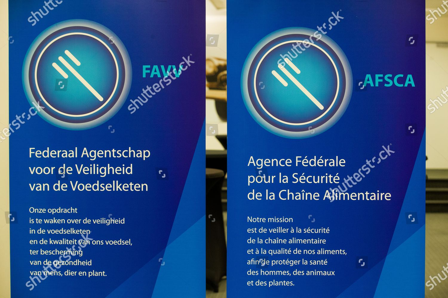 Fasfc Favv Afsca Logo Pictured During Editorial Stock Photo - Stock ...