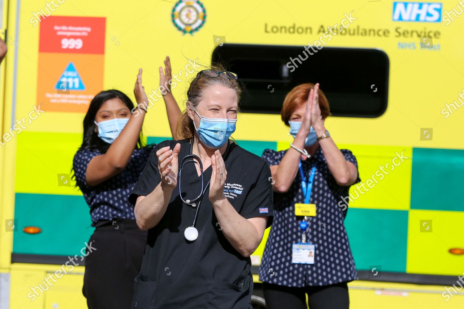 Nhs Staff North Middlesex Hospital Edmonton Editorial Stock Photo - Stock Image | Shutterstock