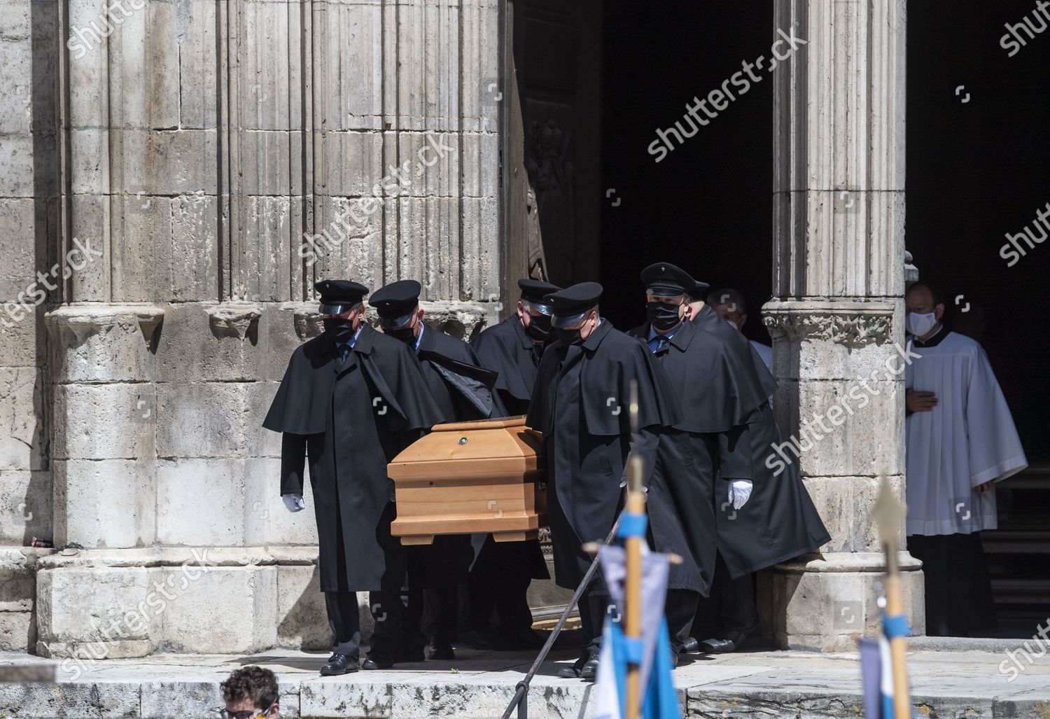 Coffin Deceased Cleric Georg Ratzinger Carried Editorial Stock Photo ...