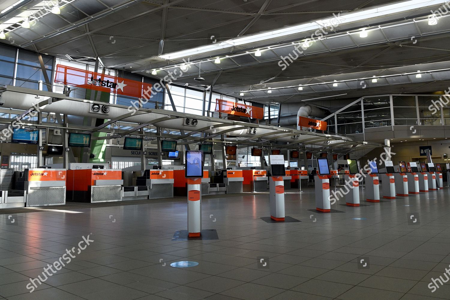 Empty Jetstar Checkin Terminal Sydney Airport Editorial Stock Photo ... Empty Jetstar Checkin Terminal Sydney Airport Editorial Stock Photo ...