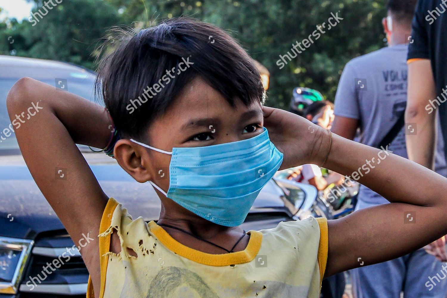 Boy Wears Face Mask Manila Philippines Editorial Stock Photo - Stock ...