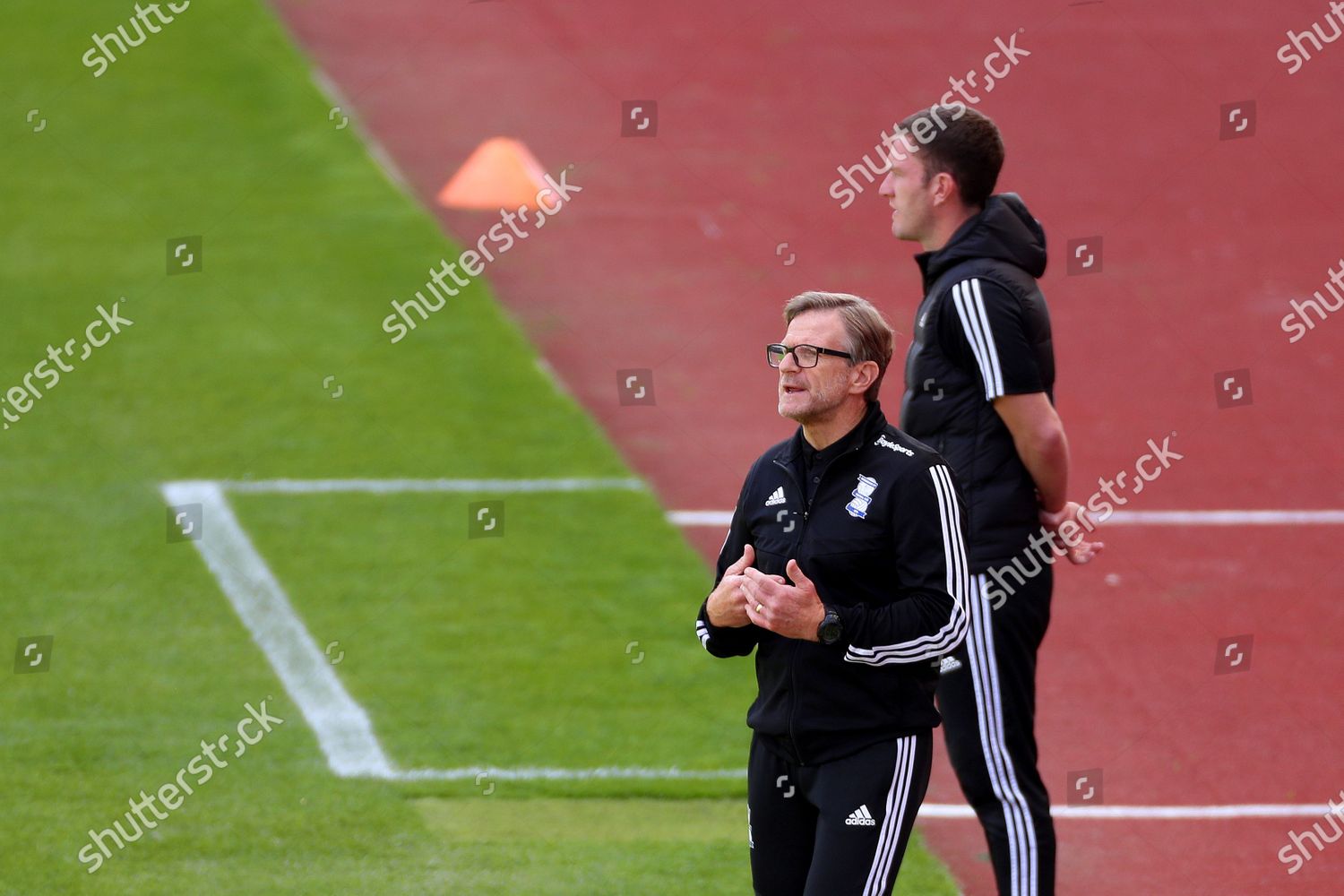 Birmingham City Coaches Steve Spooner Craig Editorial Stock Photo ...