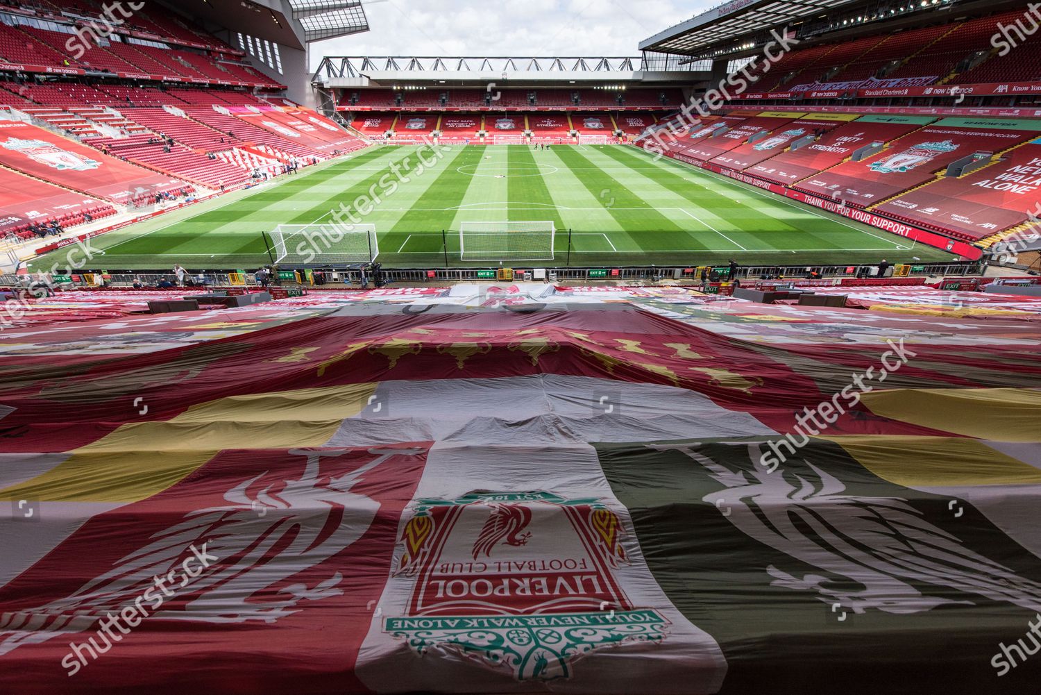General View Anfield Kop End Ahead Editorial Stock Photo - Stock Image ...