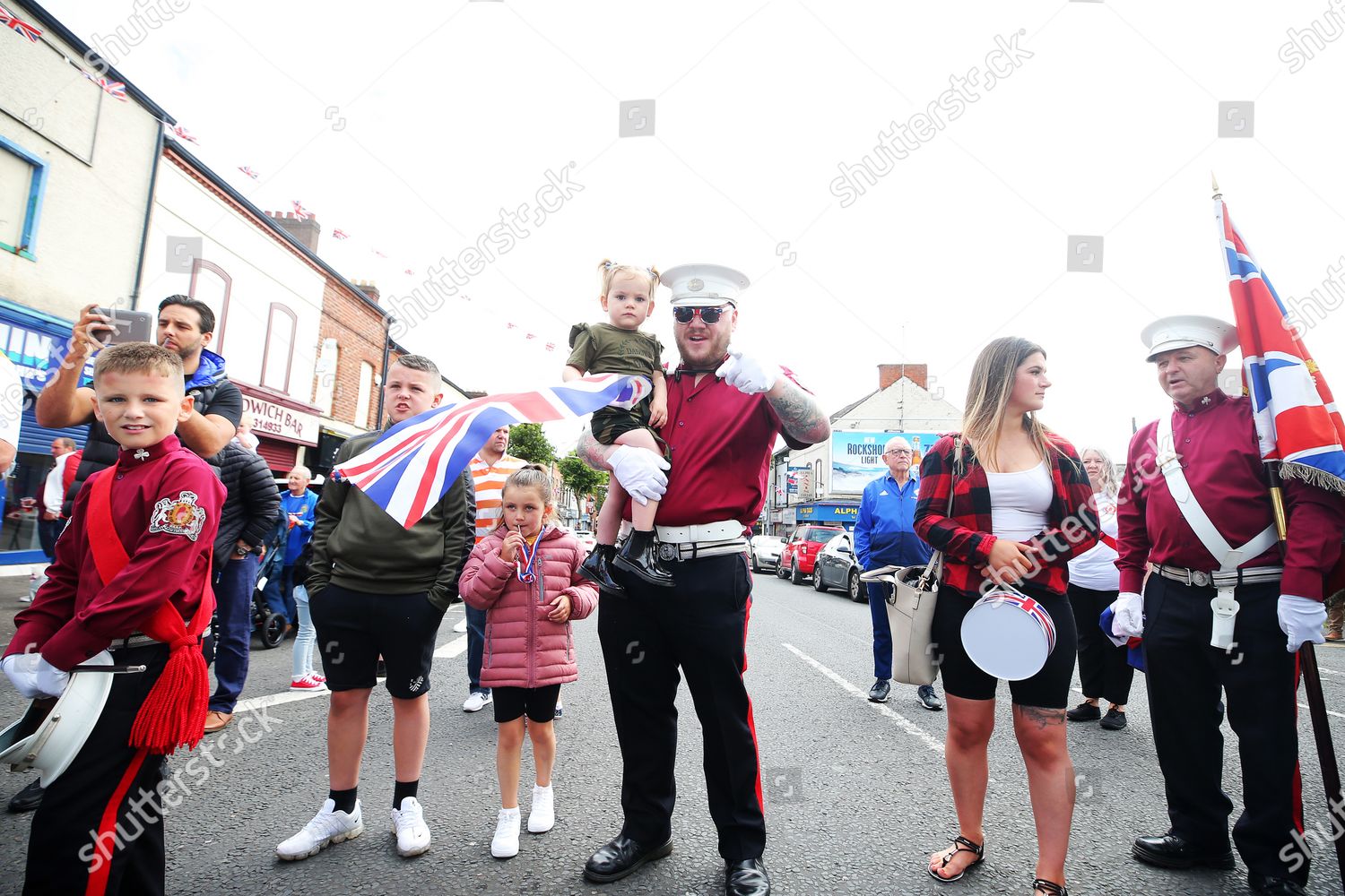 Members Shankill Protestant Boy During Parade Editorial Stock Photo ...