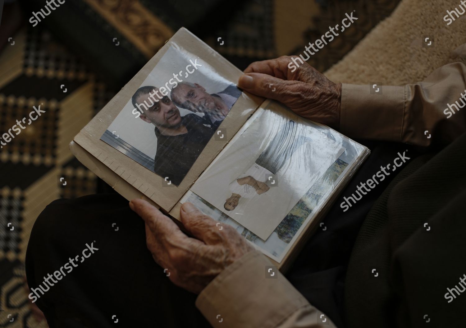 Samih Qadan 77 Holds Photo His Editorial Stock Photo - Stock Image ...