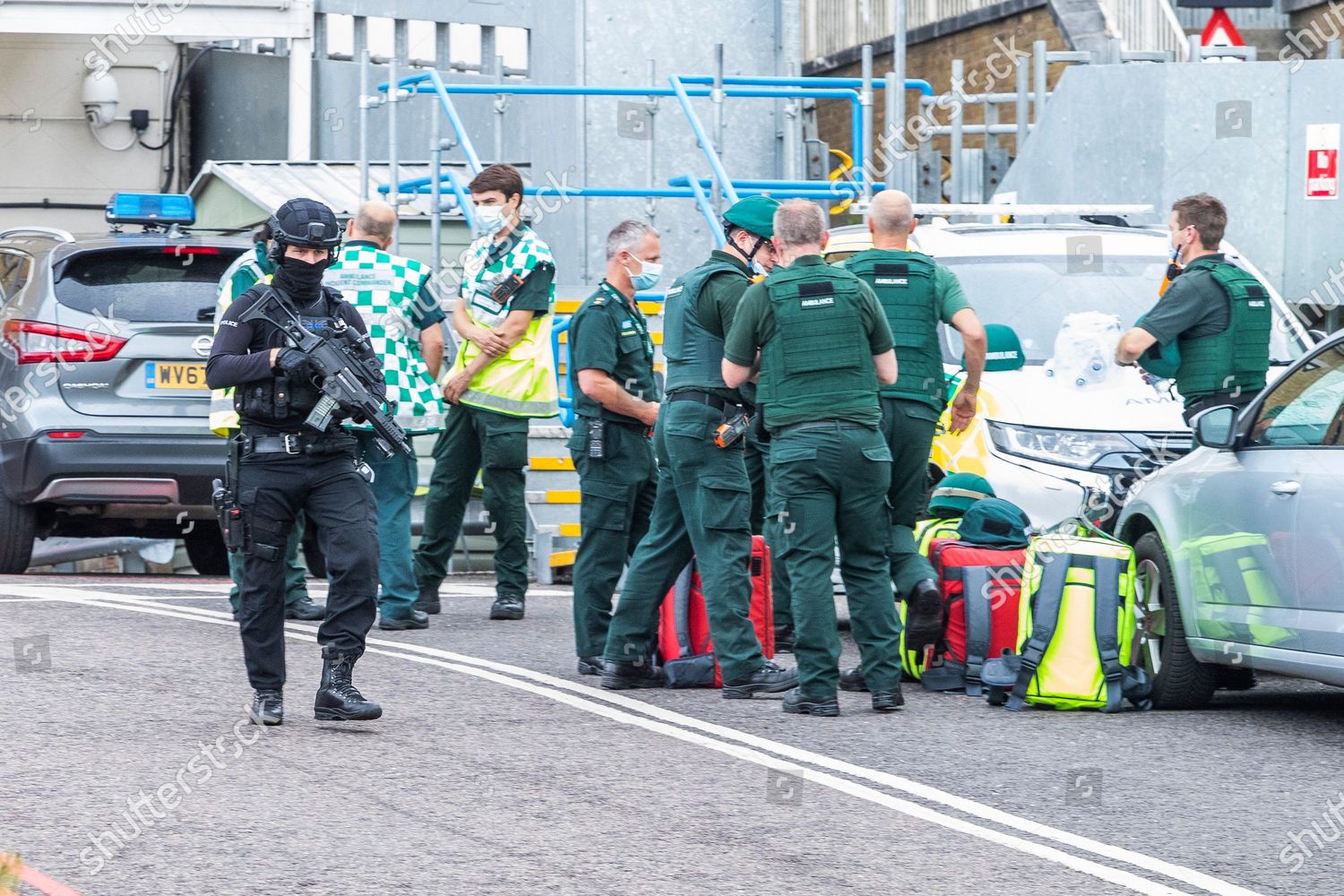 Armed Police Paramedic Units Outside Sussex Editorial Stock Photo ...