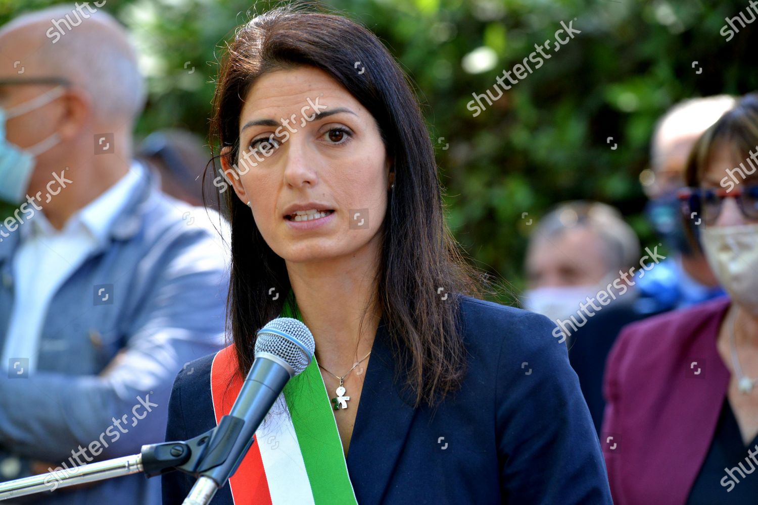 Virginia Raggi Mayor Rome Speaks Ceremony Editorial Stock Photo - Stock ...