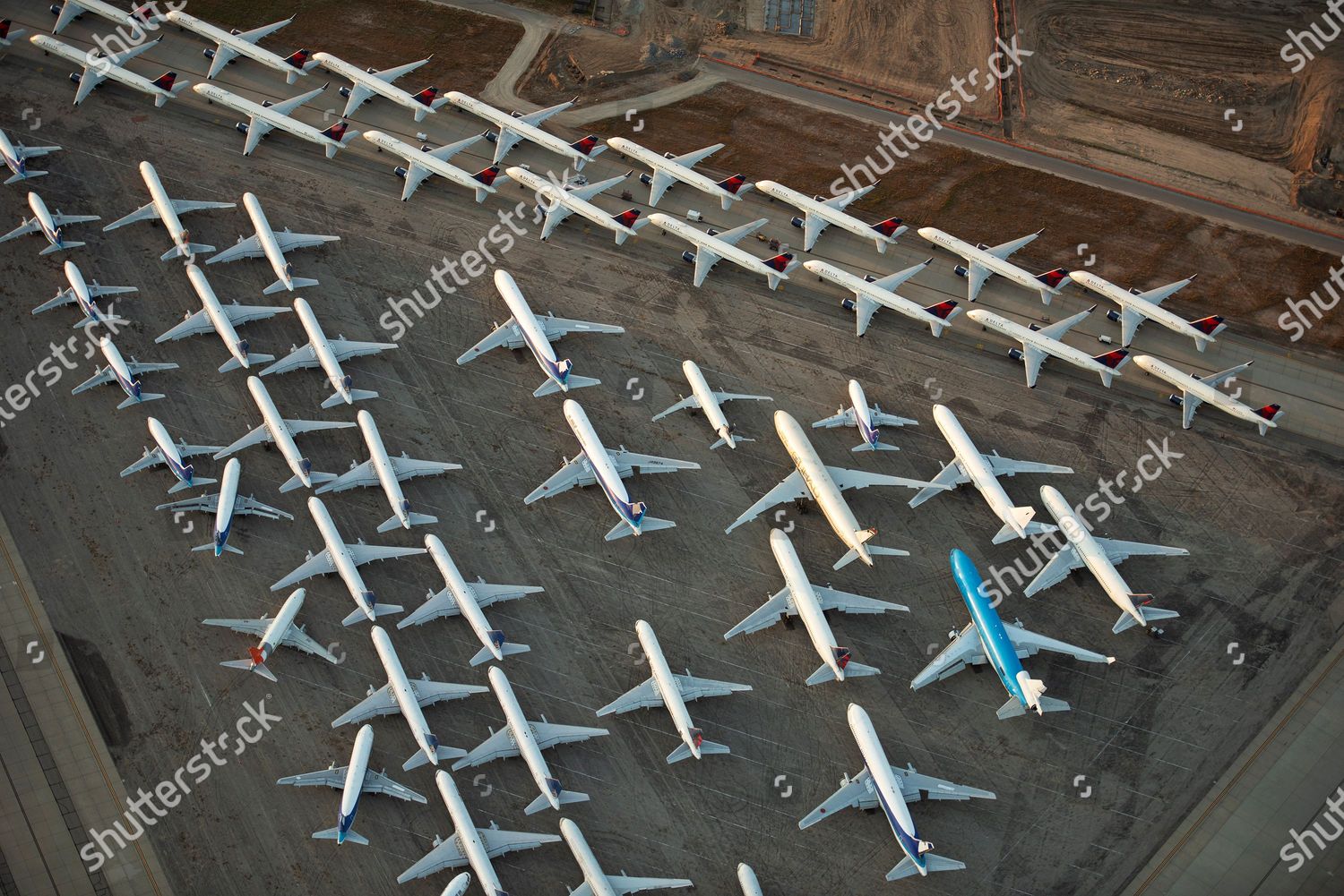 Extraordinary Aerial Photos Show Impact Lockdown Editorial Stock Photo ...