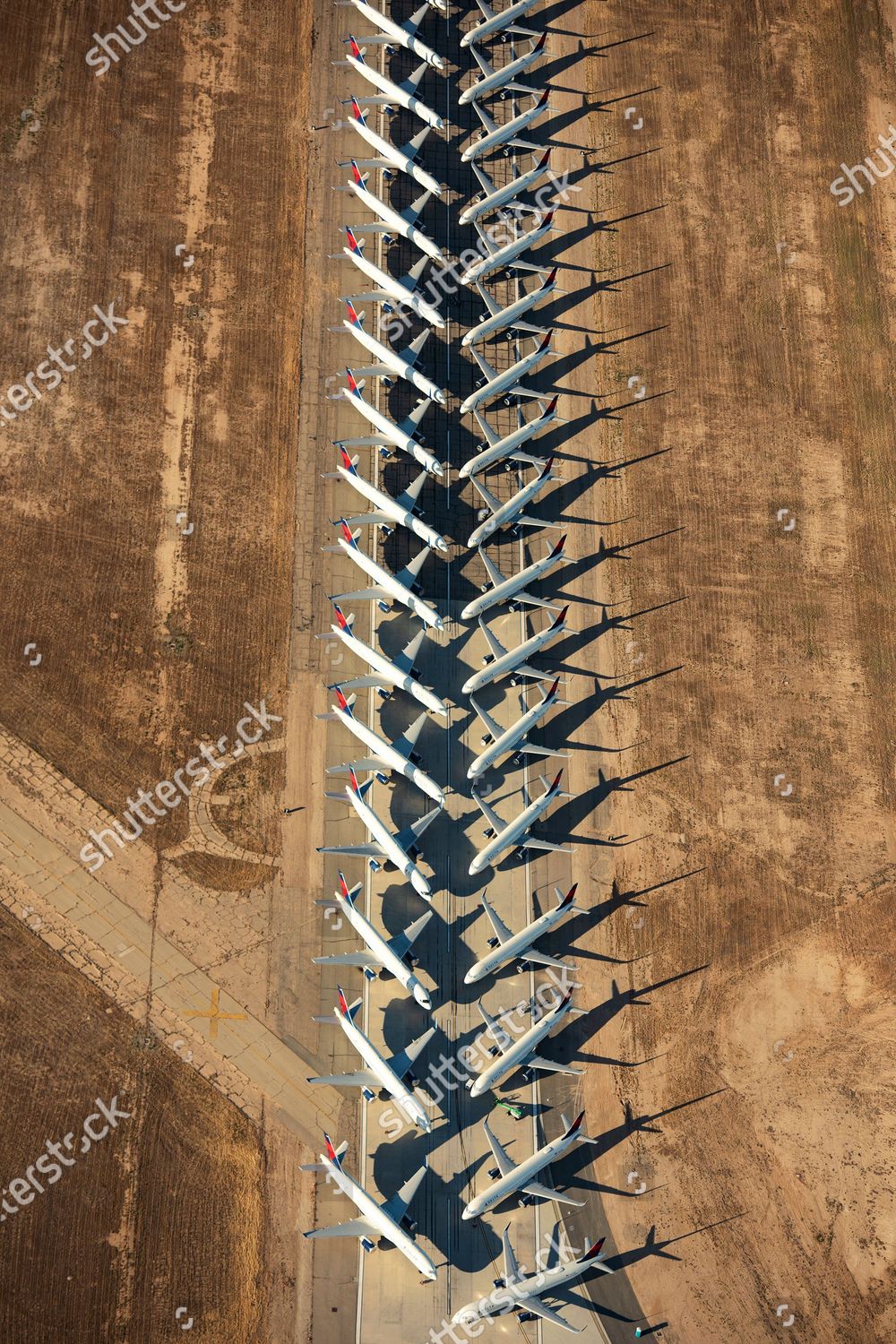Extraordinary Aerial Photos Show Impact Lockdown Editorial Stock Photo ...