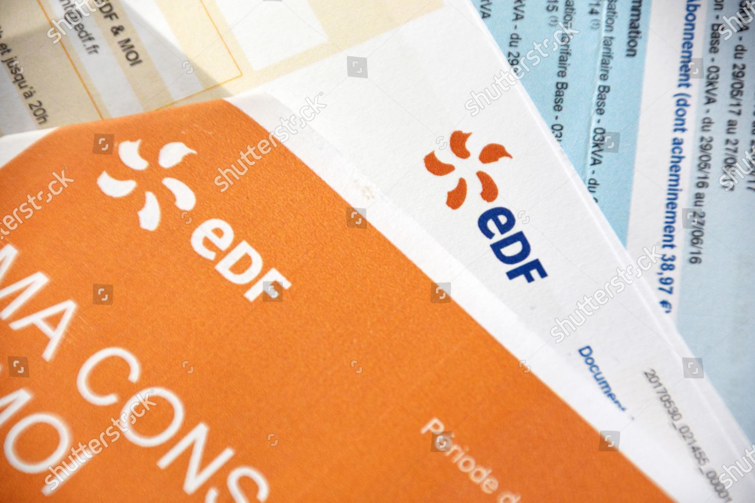 This Photo Illustration Edf Logo Seen Editorial Stock Photo - Stock ...