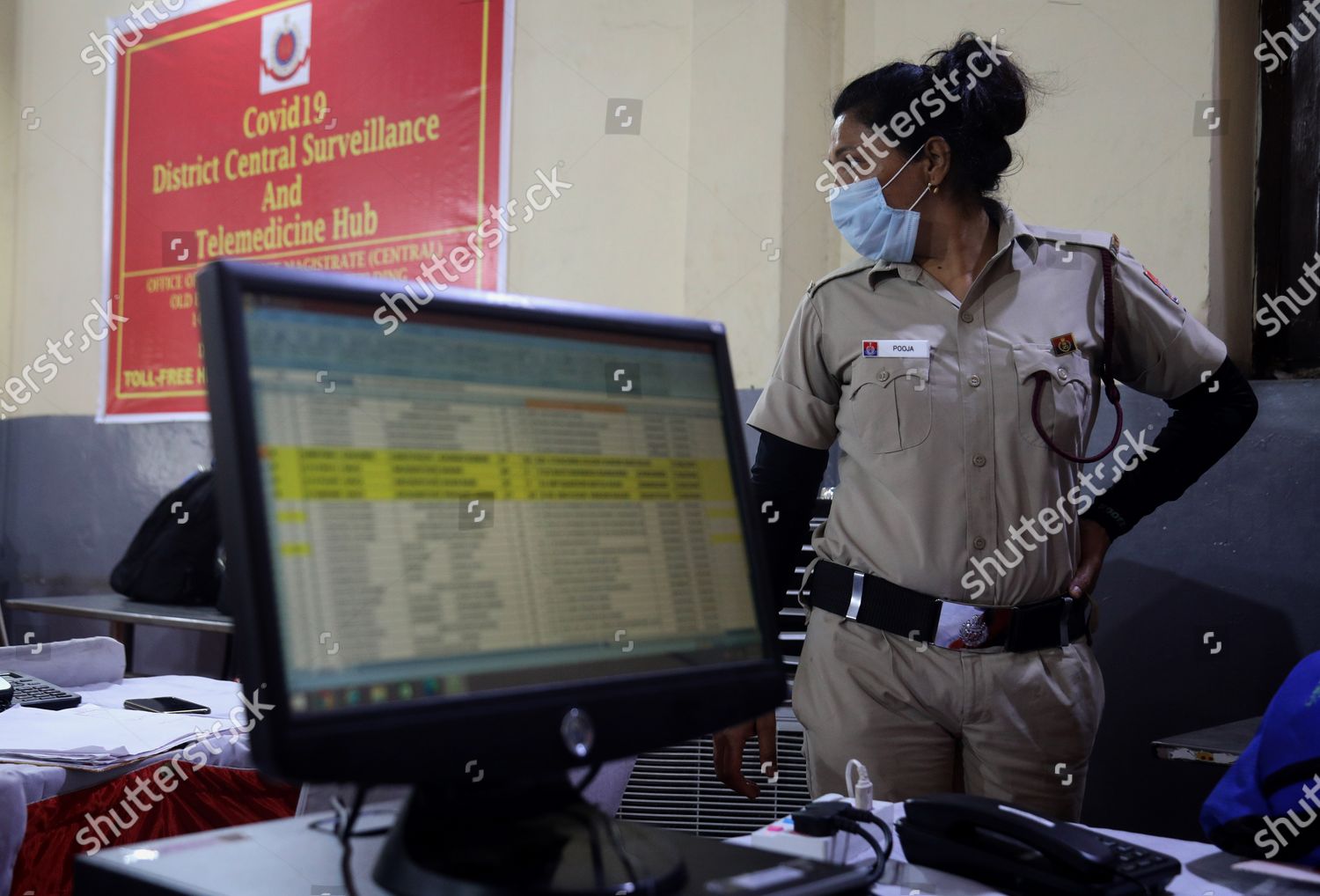 Indian Volunteer Delhi Civil Defence Dcd Editorial Stock Photo - Stock ...