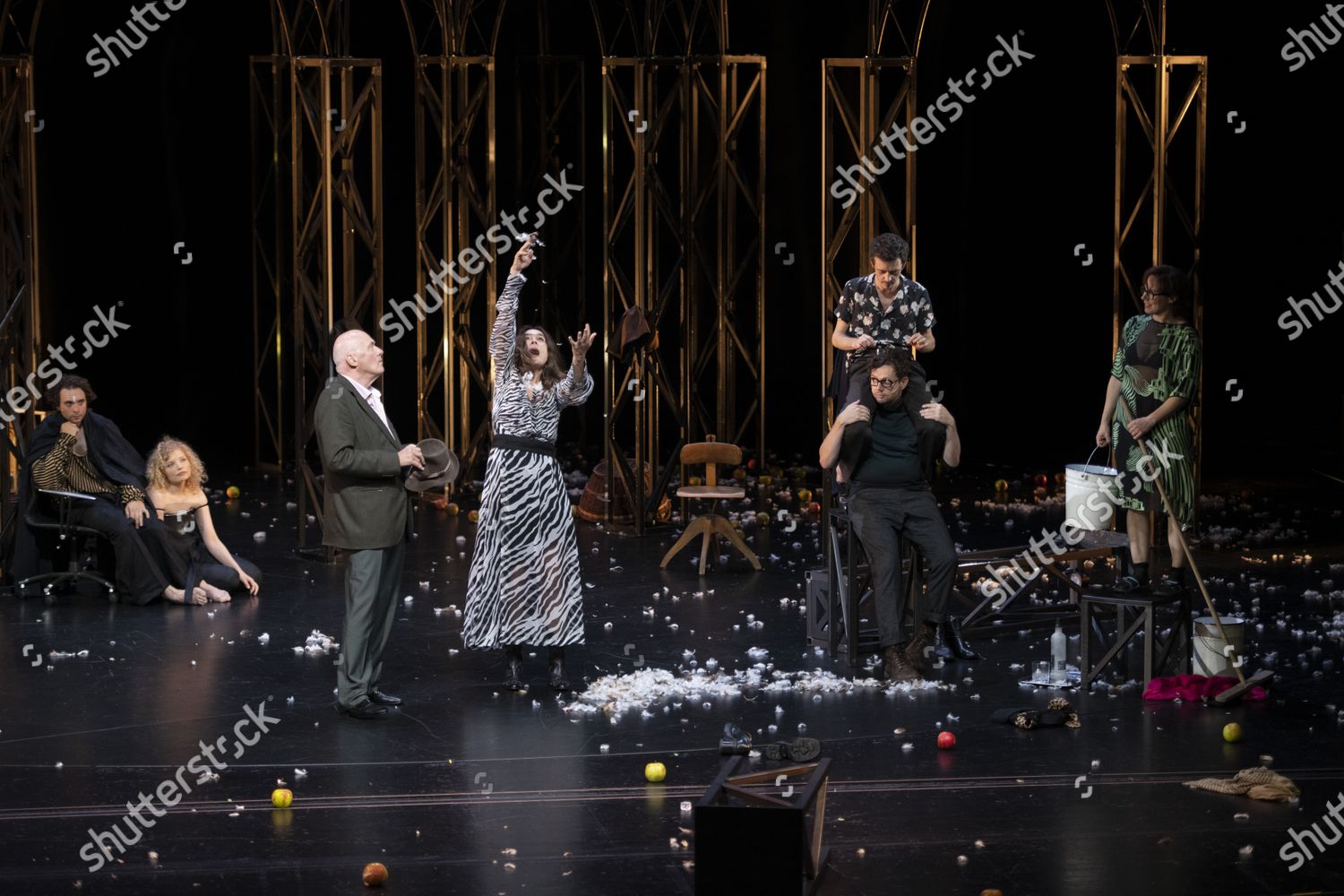 Andre Kaczmarczyk Luisaceline Gaffron Hanns Zischler Editorial Stock Photo - Stock Image ...