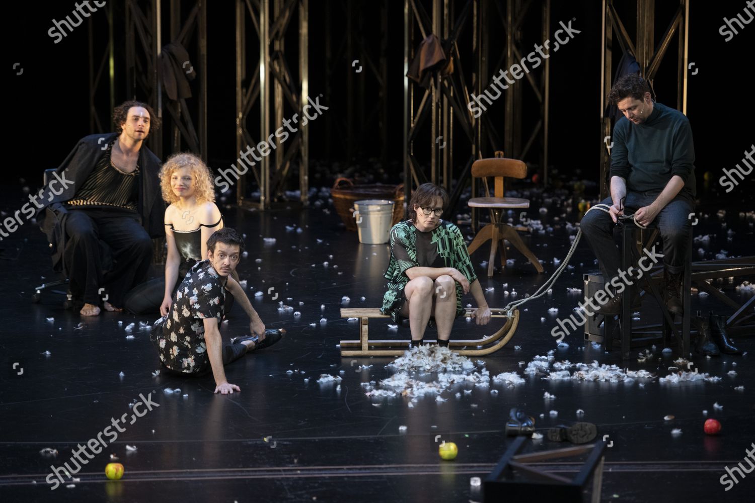 Andre Kaczmarczyk Luisaceline Gaffron Hanns Zischler Editorial Stock Photo - Stock Image ...