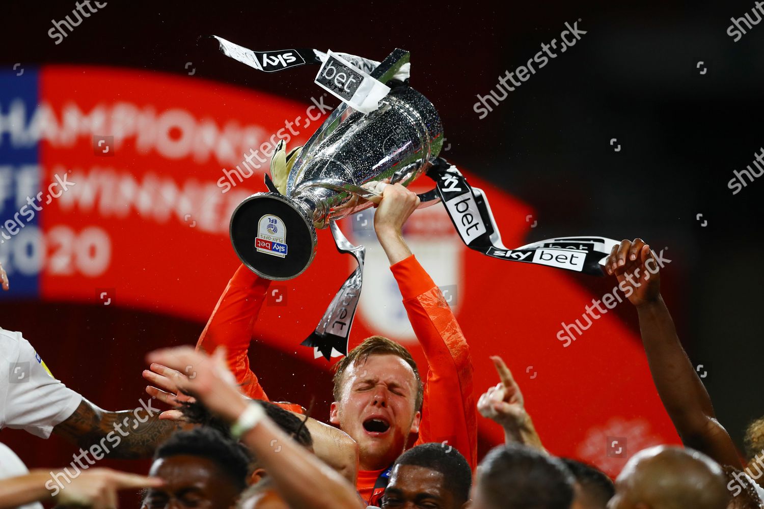 Goalkeeper Marek Rodak Fulham Celebrates Full Editorial Stock Photo ...