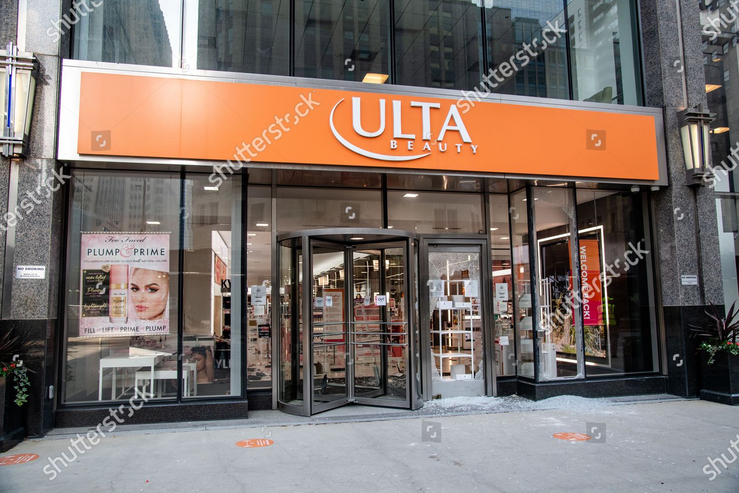 Damaged Windows Seen Ulta Beauty Store Editorial Stock Photo - Stock ...