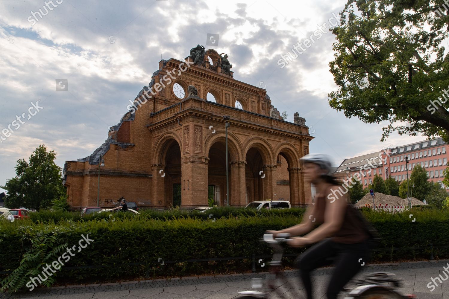 Exterior View Ruins Anhalter Bahnhof Station Editorial Stock Photo ...