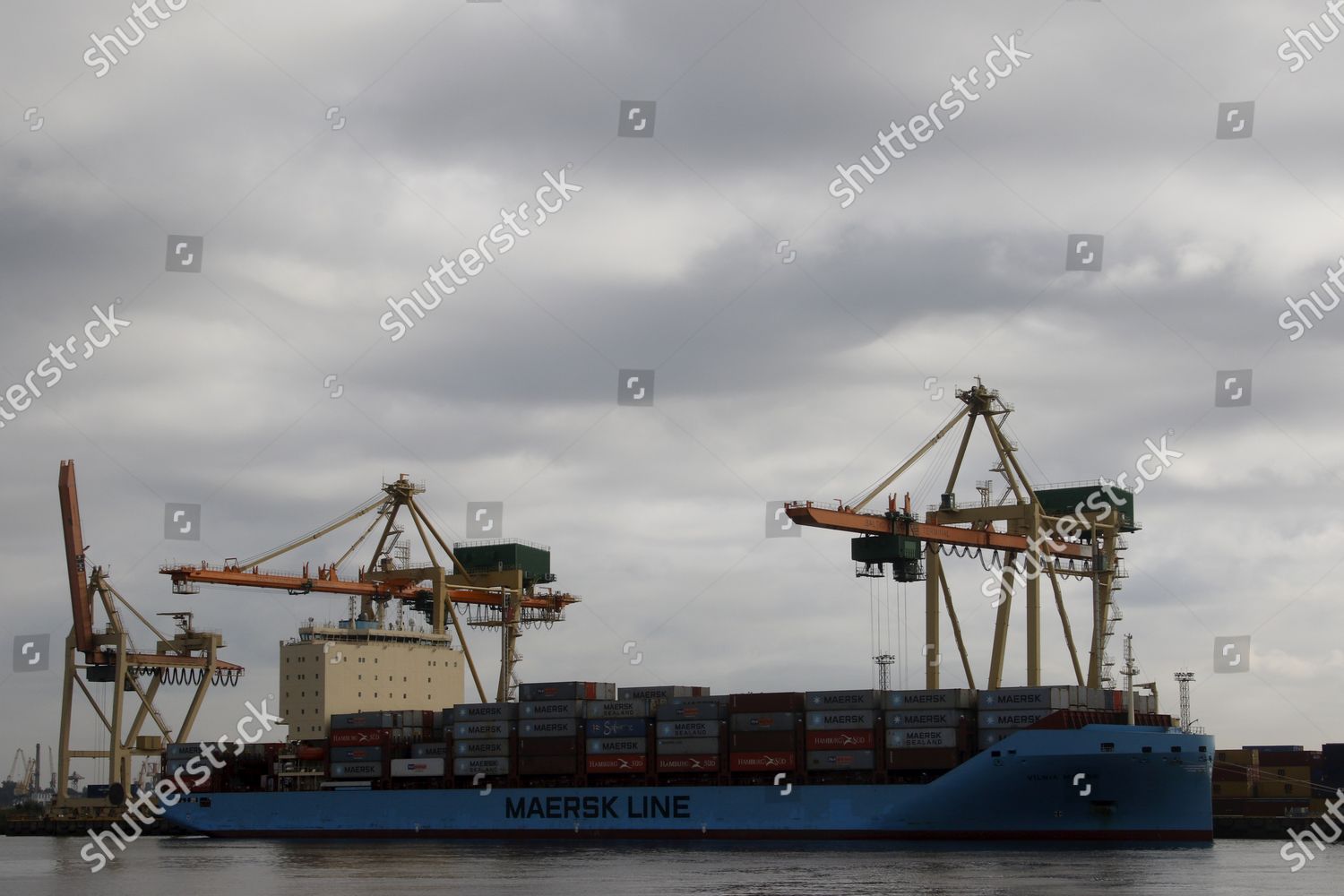 Container Ship Vilnia Maersk Maersk Line Editorial Stock Photo - Stock Image | Shutterstock