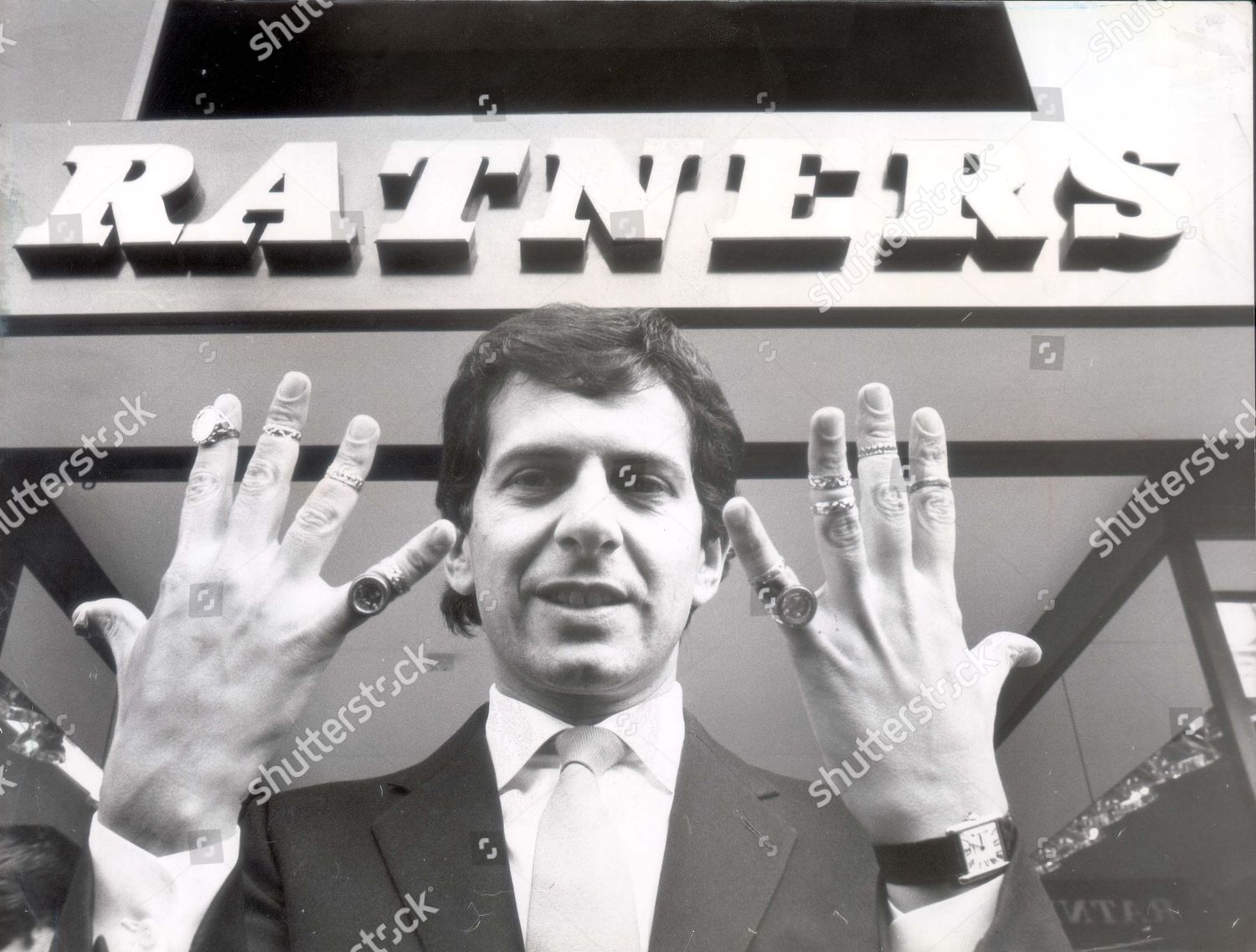 Businessman Gerald Ratner Owner Ratners Jewellery Editorial Stock Photo ...