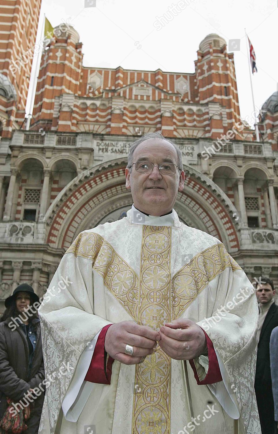 George Stack Bishop Wesminster Gives Press Editorial Stock Photo ...