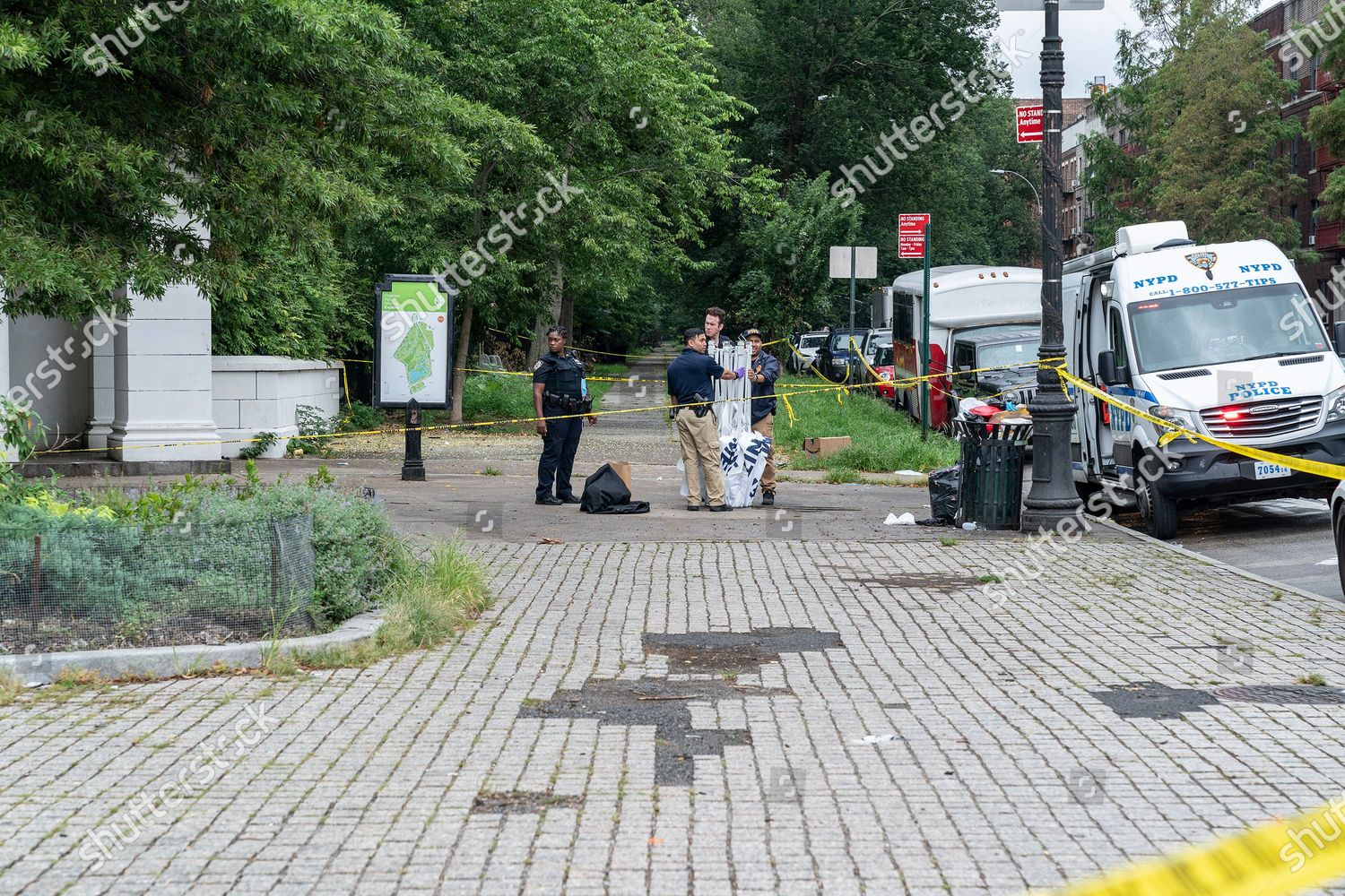 Nypd Crime Scene Unit Officers Seen Editorial Stock Photo - Stock Image ...