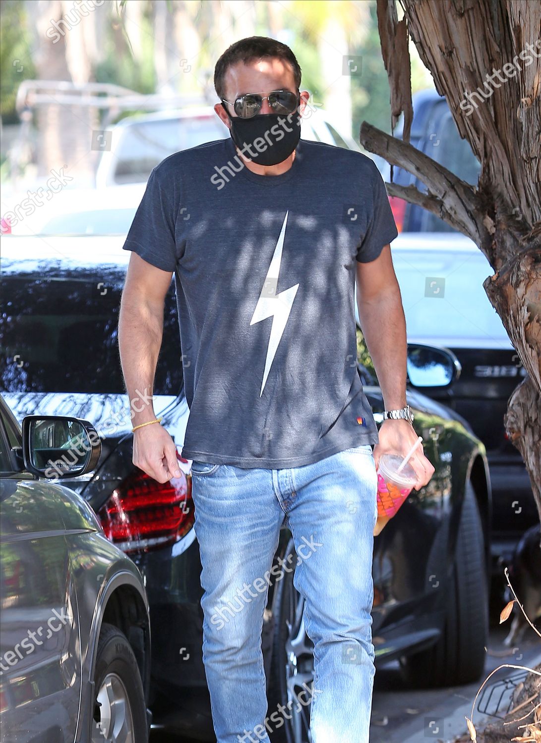 Ben Affleck Seen Wearing Mask Carrying Editorial Stock Photo - Stock ...