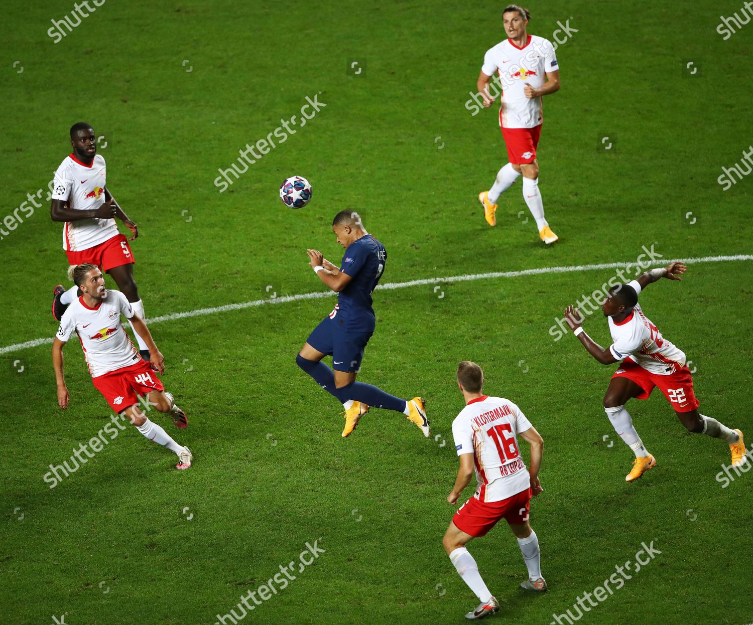 Kylian Mbappe Paris Saintgermain Wins Header Editorial Stock Photo ...