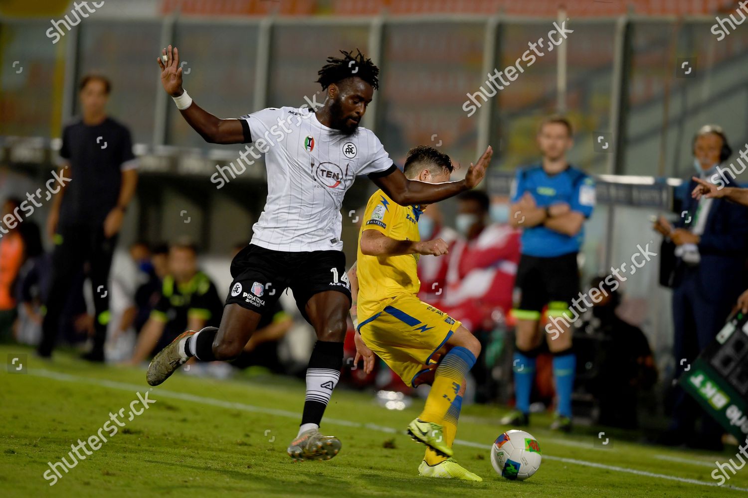 Camillo Ciano Frosinonem Bala Nzola Spezia Editorial Stock Photo ...