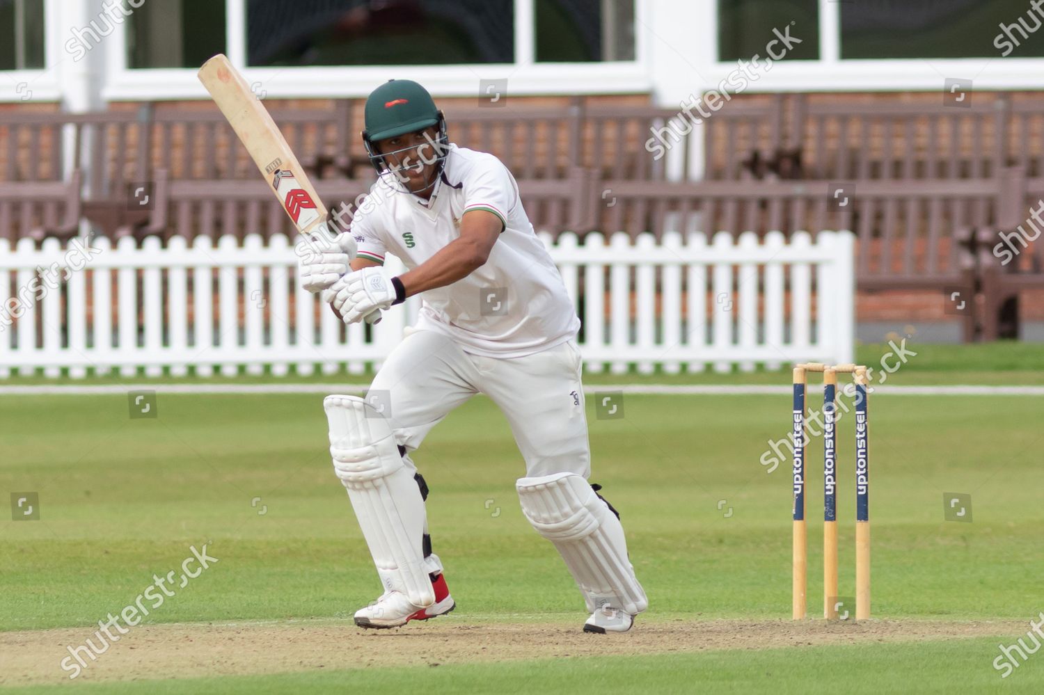Ben Mike Batting During Bob Willis Editorial Stock Photo - Stock Image ...
