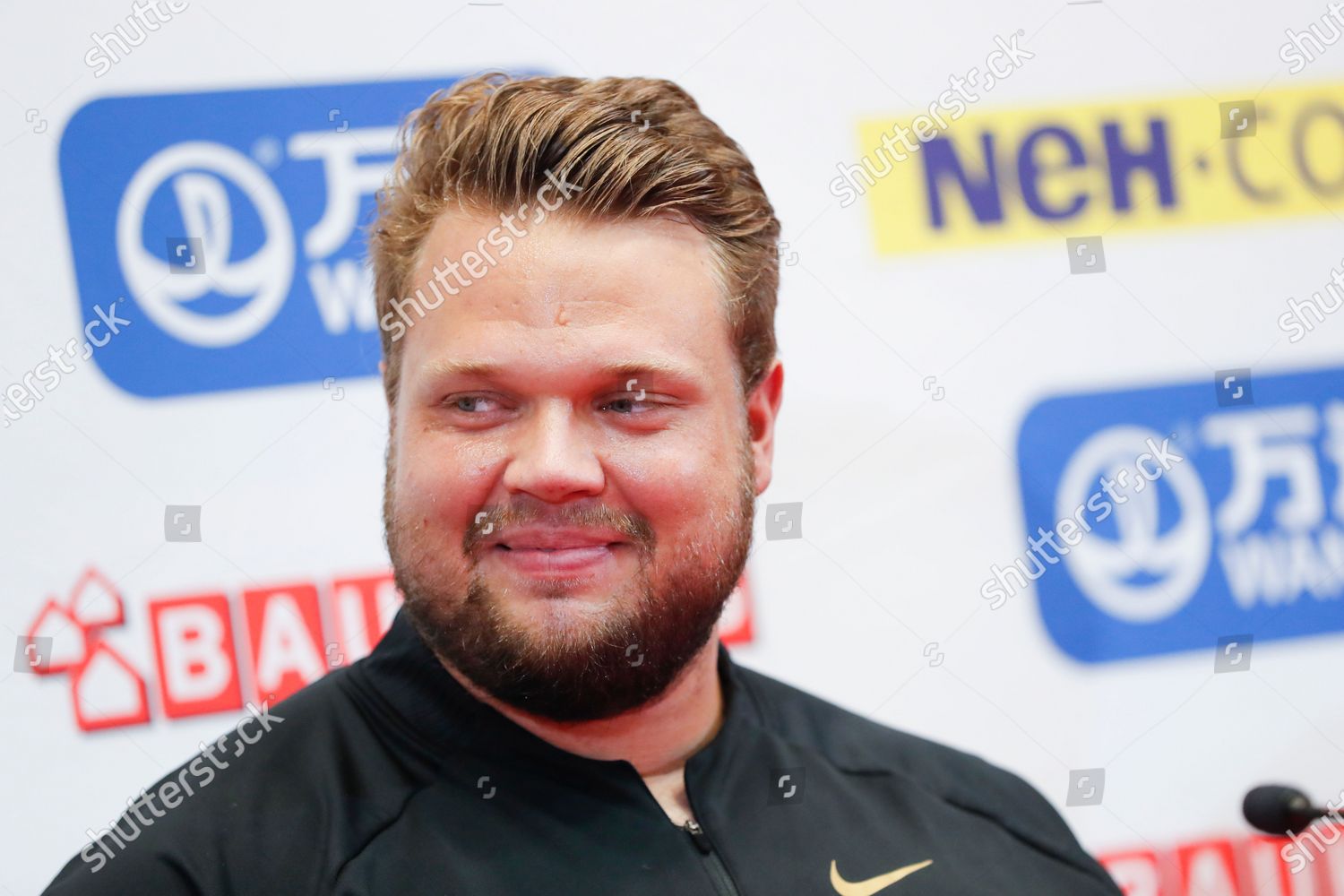 Swedish Discus Thrower Daniel Stahl Speaks Editorial Stock Photo ...