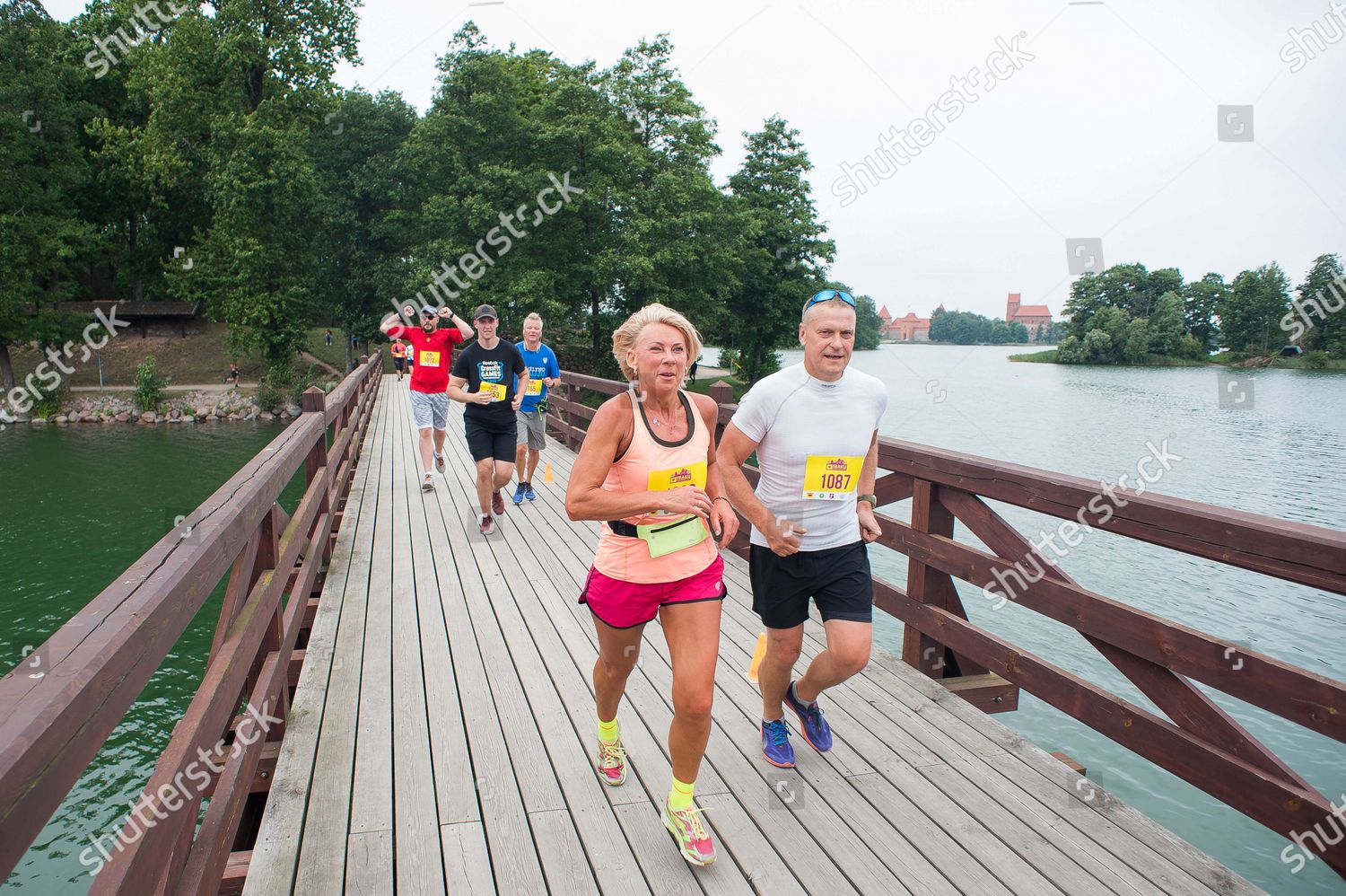 Runners Compete During Marathon Event Held Editorial Stock Photo ...