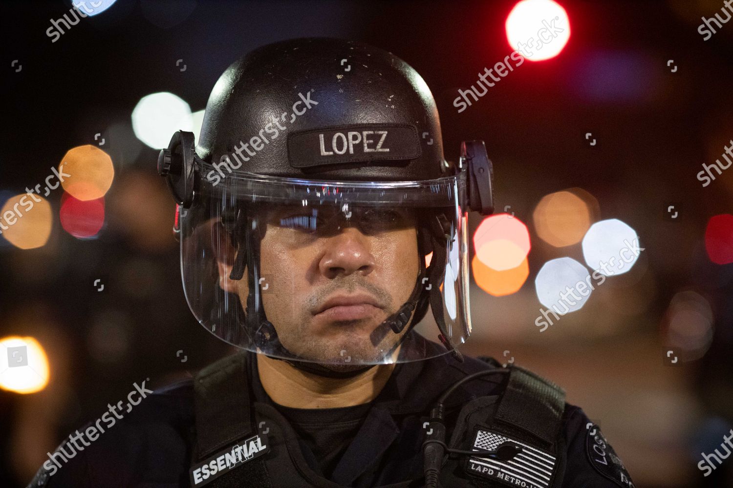 Officer Los Angeles Police Department Stands Editorial Stock Photo ...