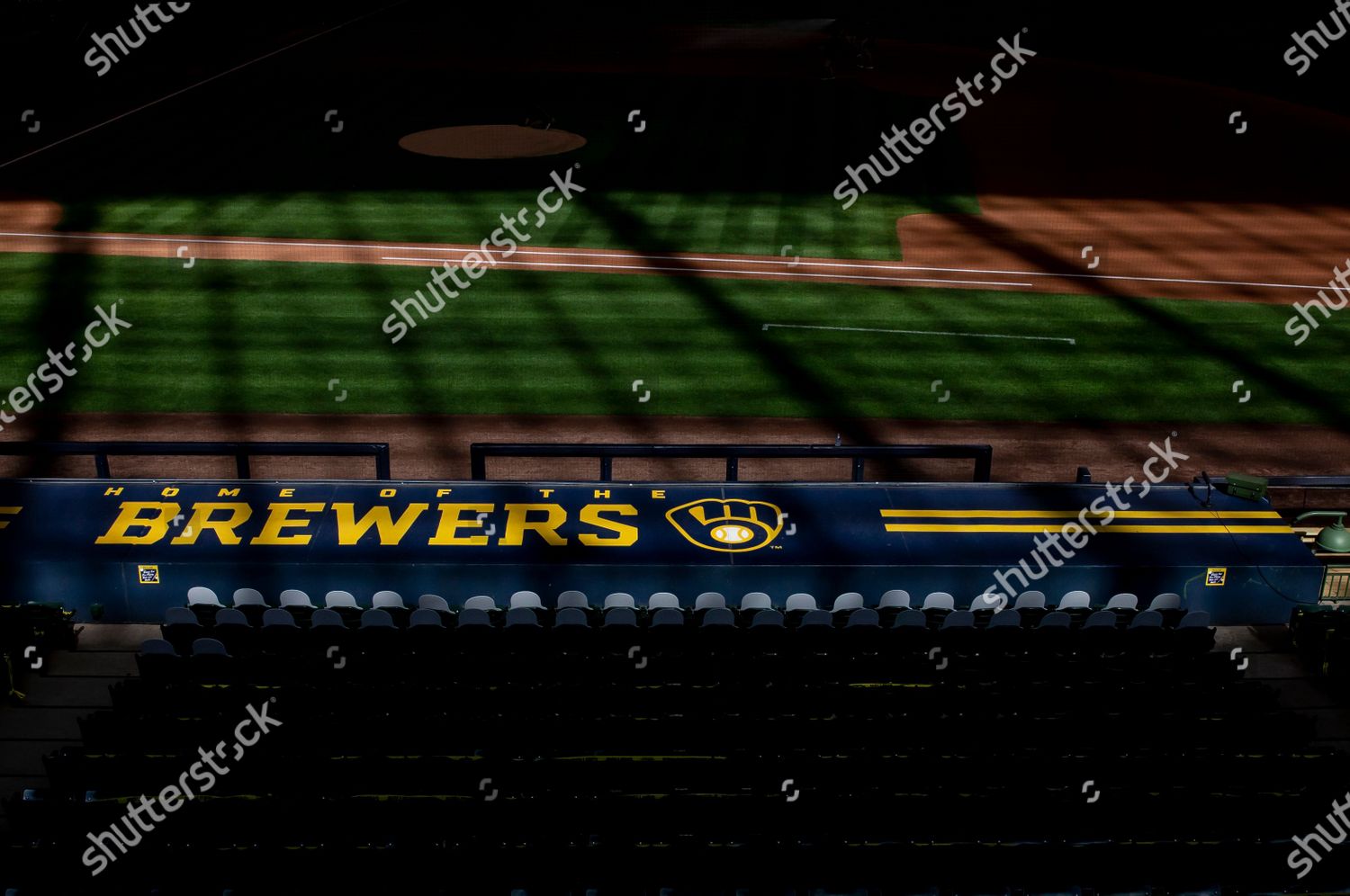 Brewers Dugout Sun Shines Through Stadium Editorial Stock Photo - Stock ...