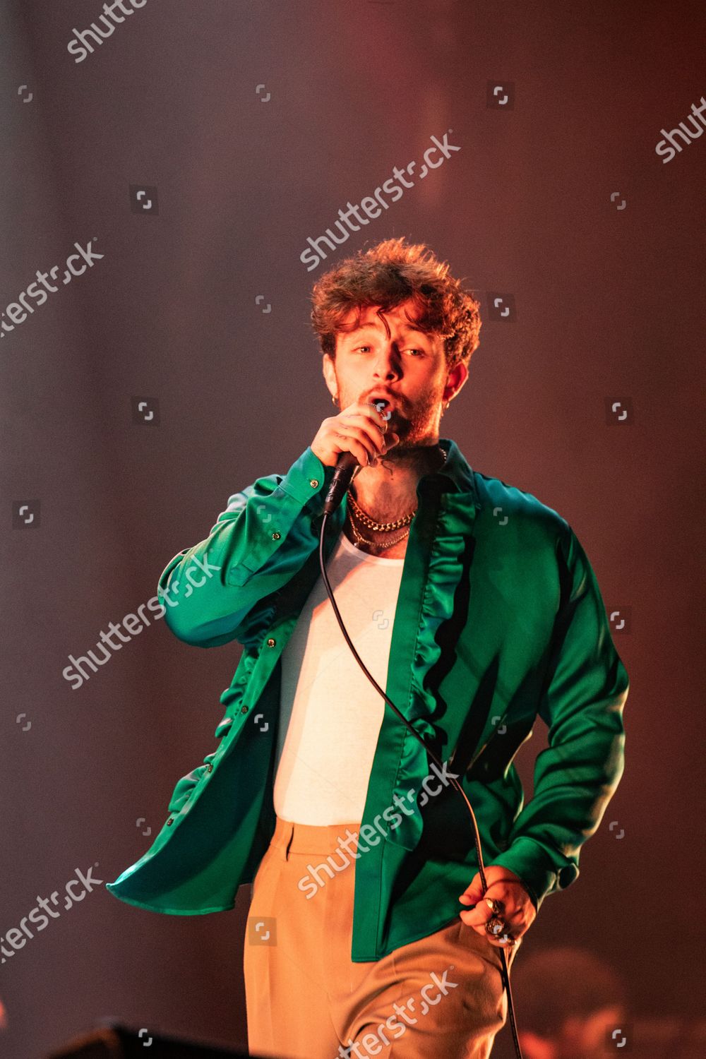 Tom Grennan Performs Socially Distanced Concert Editorial Stock Photo ...