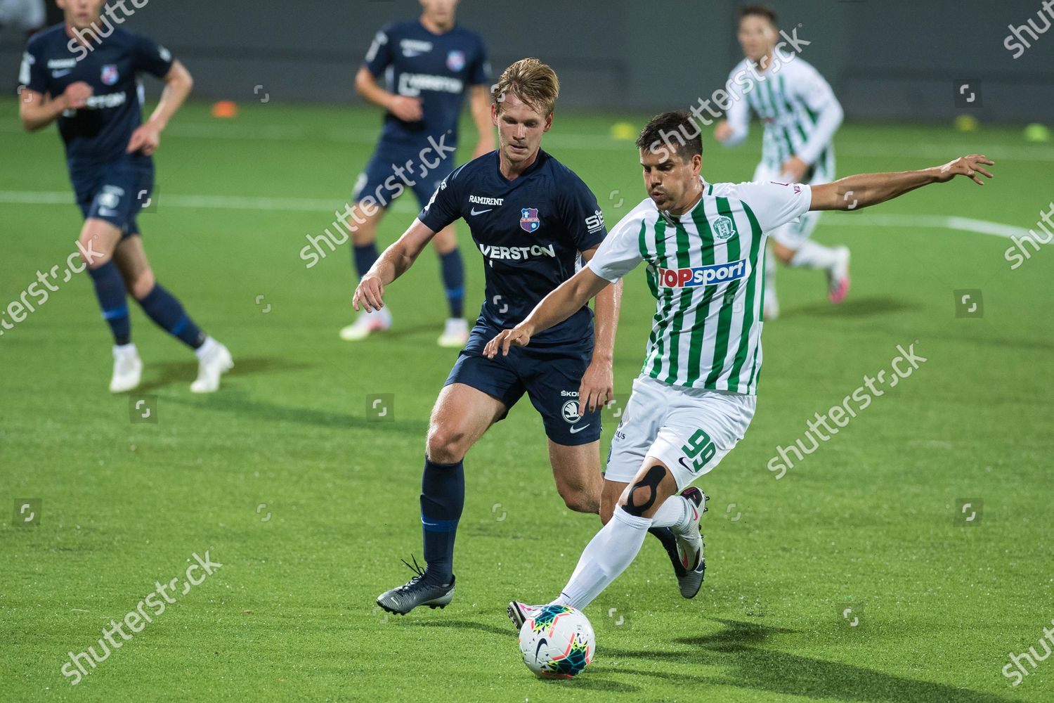 Andrija Kaludjerovic R Zalgiris Competes During Editorial Stock Photo ...