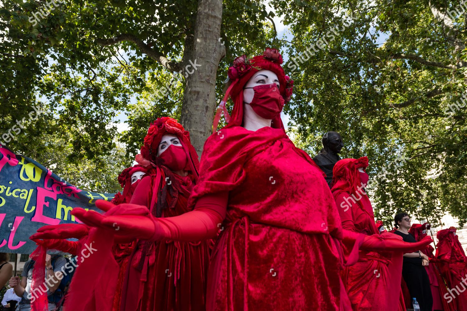 Members Xr Red Brigade Join Environmental Editorial Stock Photo - Stock ...