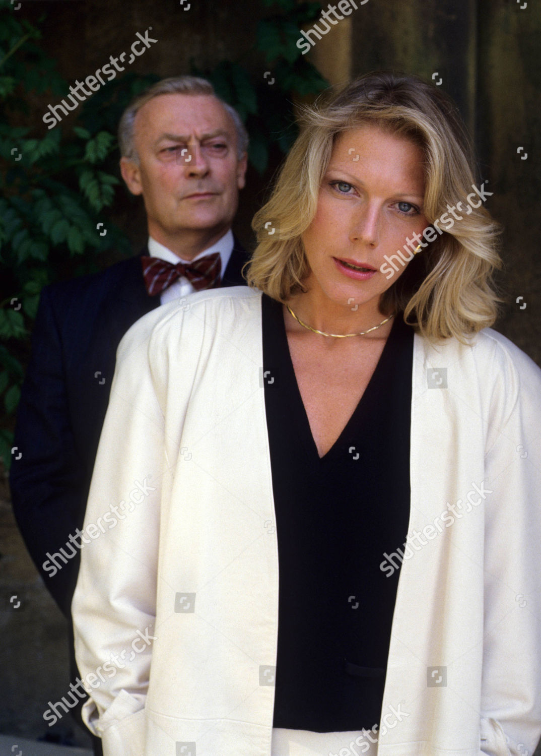 Picture Shows Edward Woodward Michael Royston Editorial Stock Photo ...