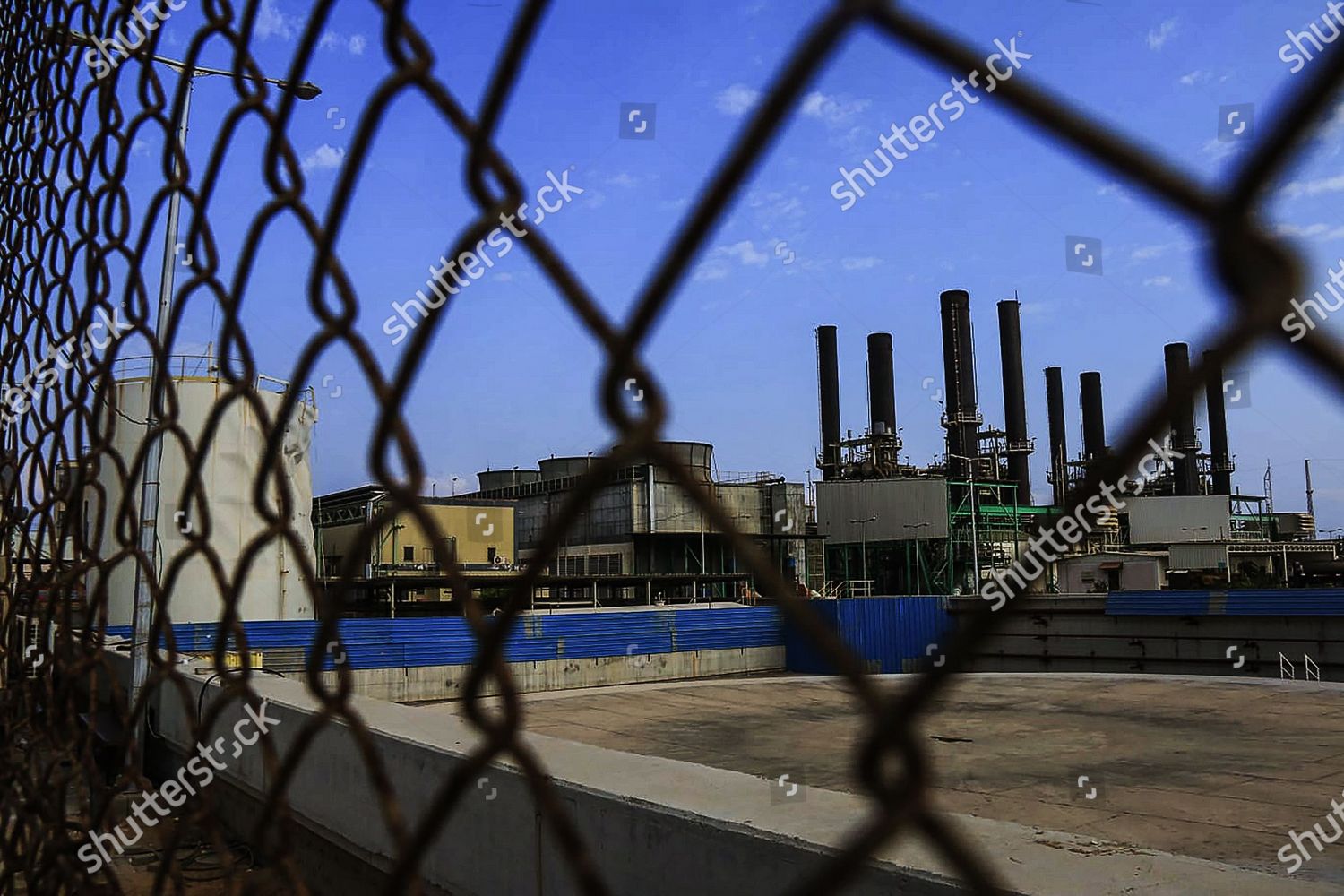 View Gaza Power Plant After Palestinian Editorial Stock Photo - Stock ...